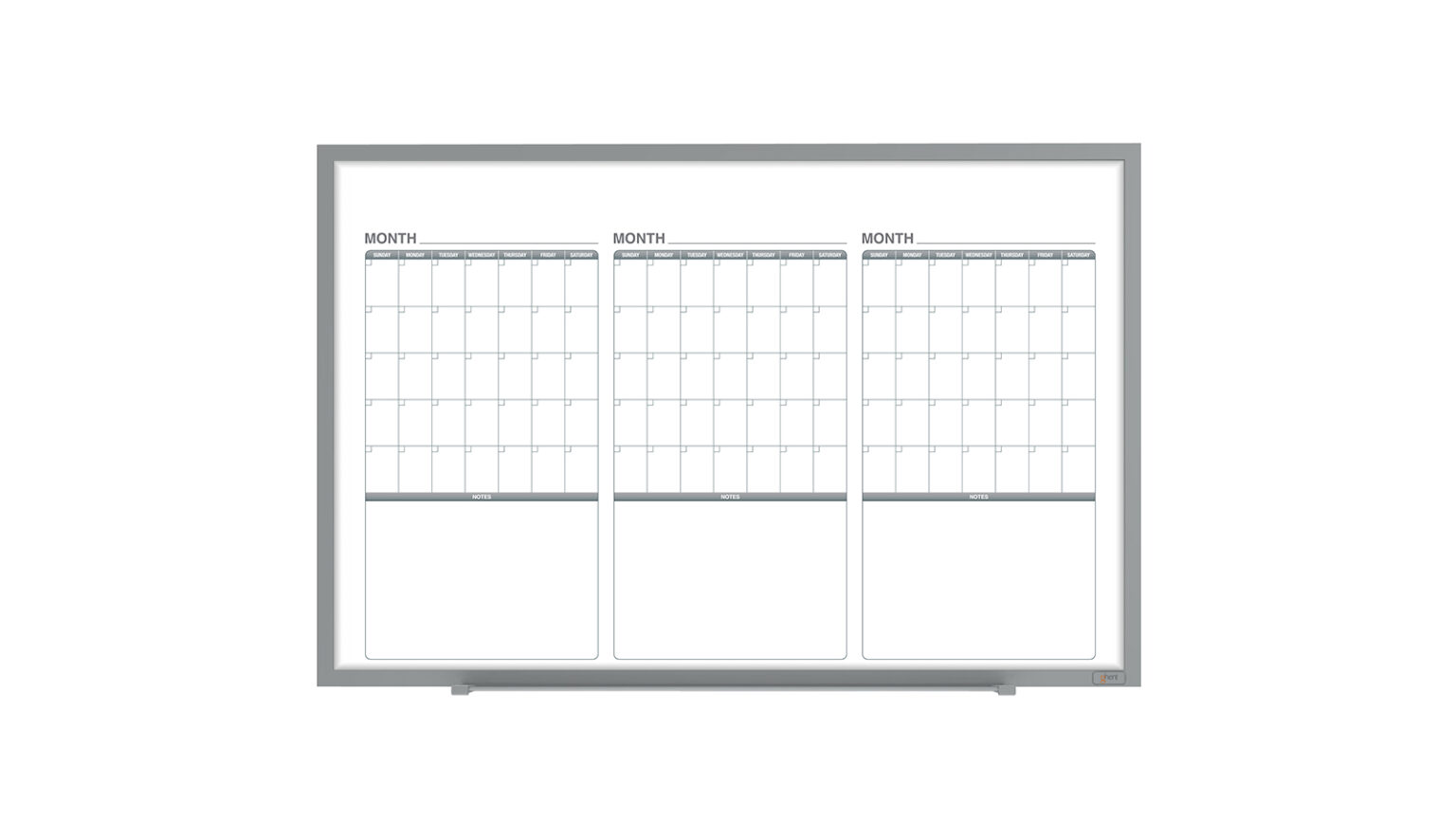 Calendar Whiteboard - Ghent